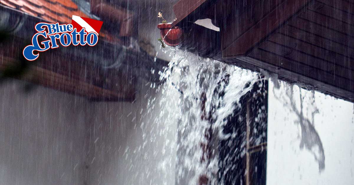 No gutters. No ditches. But springs. - Blue Grotto Dive Resort